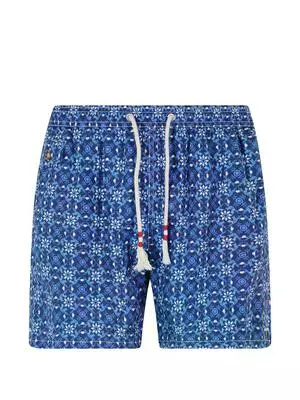 MC2 SAINT BARTH Lighting Micro Deco Swim Shorts - Blue