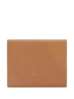 Longchamp Le Foulonné Grained-leather Wallet