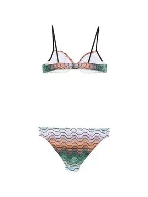 Missoni Zigzag-knit Bikini