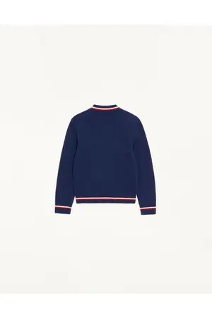 Valentino Garavani Embroidered Wool Sweater
