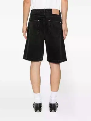 RETERNITY Stud-embellished Denim Shorts