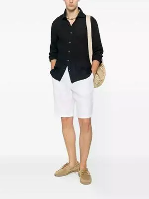 120% Lino Long-sleeve Button-up Shirt