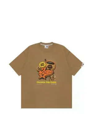 AAPE BY *A BATHING APE Graphic-print T-shirt - Brown