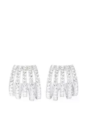 APM MONACO Mini Promesse Five-hoop Earrings - Silver