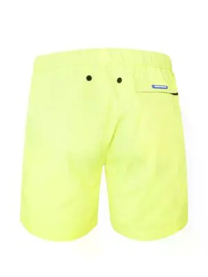 COUNTY OF MILAN Embroidered Logo Drawstring Shorts - Yellow