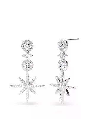 APM MONACO Météorites Pavé Earrings - Silver