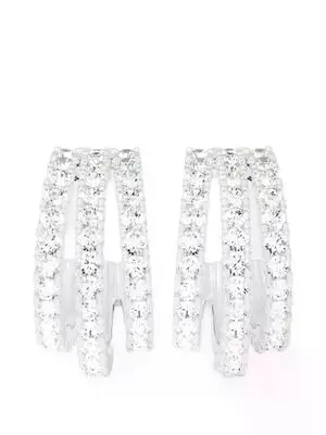 APM MONACO Triple Hoop Earrings - Silver