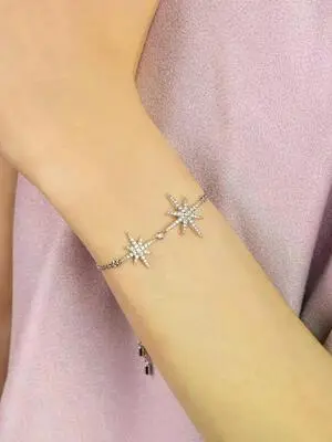 APM MONACO Double Meteorites Bracelet - Silver