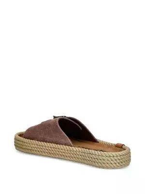 BOHONOMAD Rope-trimmed Sandals