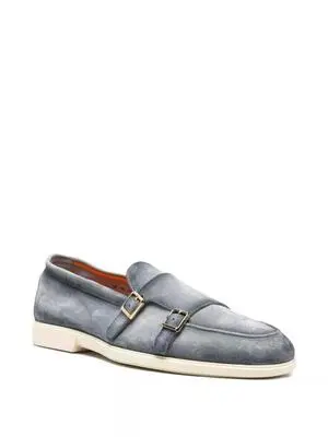 Santoni Double-strap Monk Shoes