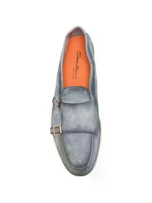 Santoni Double-strap Monk Shoes
