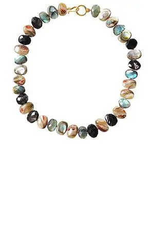 Chan Luu Beaded Necklace With Abalone, Labradorite, And Hypersthene - Multi