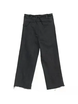 MIDORIKAWA Raw-cut Frayed-edge Jeans