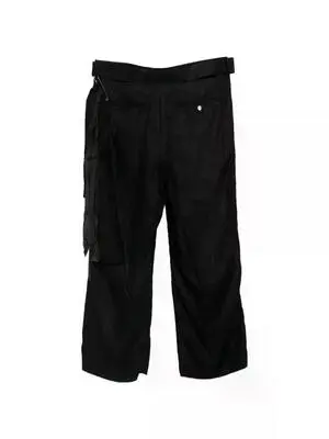 MIDORIKAWA Belted Wide-leg Trousers