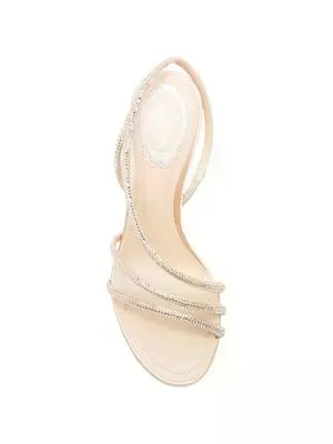 Rene Caovilla Erin Crystal-embellished Sandals