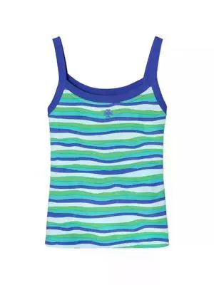 Tory Burch Striped Cotton Tank