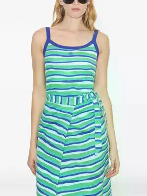 Tory Burch Striped Cotton Tank