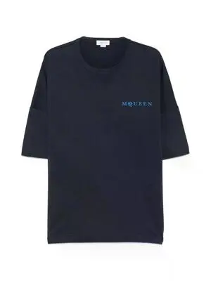 Alexander McQueen Logo-print T-shirt - Blue