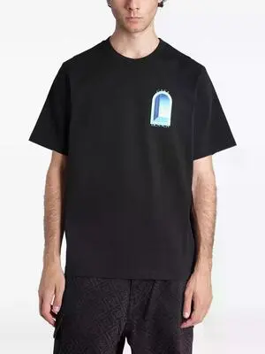 Casablanca Mint L'arche Short Sleeve T‑shirt