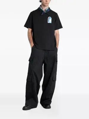 Casablanca Mint L'arche Short Sleeve T‑shirt