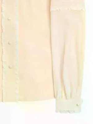Valentino Garavani Crepe De Chine Shirt With Lace Details