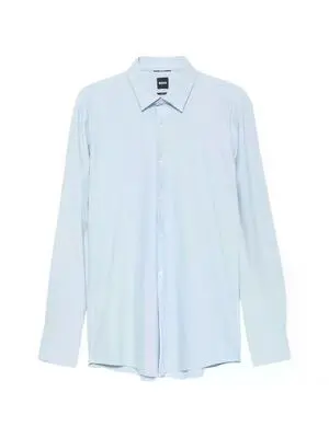 BOSS Slim-fit Long-sleeve Shirt - Blue