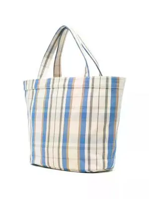 A.p.c. Check-pattern Flap-pocket Tote Bag