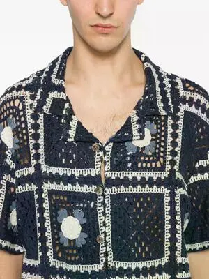 CHE Tejer Crochet-knit Shirt