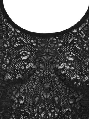 Gabriela Hearst Desnos Crochet-knit Bodysuit