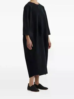 Black Crane Radiant Corduroy Maxi Dress