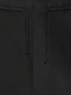 HOUSE OF THE VERY ISLANDS Seersucker Drawstring Trousers - Black