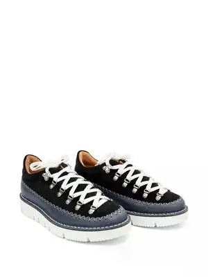 FRACAP Contrast-stitch Lace-up Boots