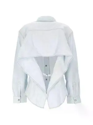 AGOLDE Cut-out Detail Denim Shirt