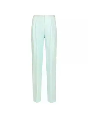 FORTE_FORTE Light Linen Tailored Trousers - Blue