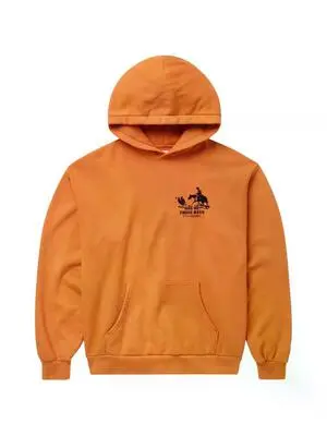 ONE OF THESE DAYS Round Up Graphic-print Hoodie - Orange
