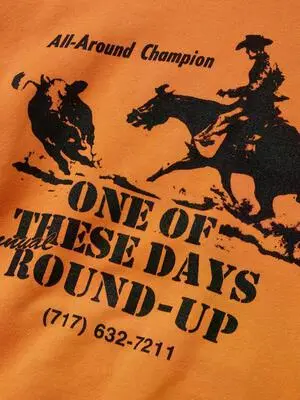 ONE OF THESE DAYS Round Up Graphic-print Hoodie