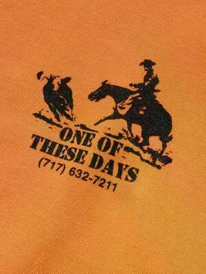 ONE OF THESE DAYS Round Up Graphic-print Hoodie