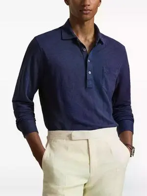 Polo Ralph Lauren Long-sleeve Linen Polo Shirt