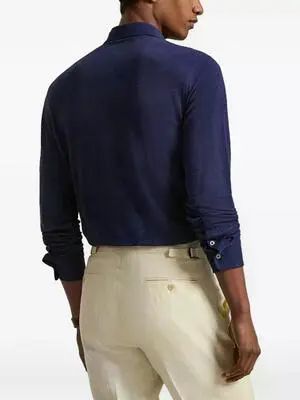 Polo Ralph Lauren Long-sleeve Linen Polo Shirt