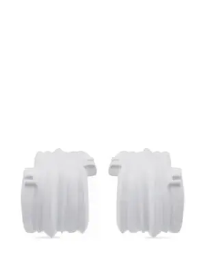 Elisabetta Franchi Spiral Pyramid-embossed Earrings