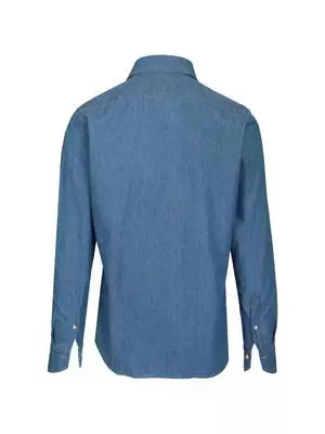 AL DUCA D’AOSTA 1902 Denim Shirt - Blue