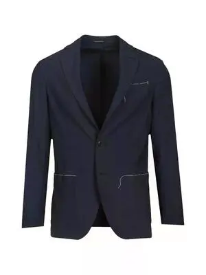 AL DUCA D’AOSTA 1902 Wool Single-breasted Blazer - Blue