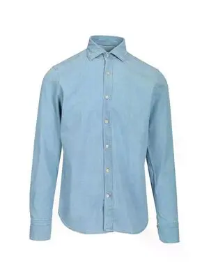 AL DUCA D’AOSTA 1902 Denim Shirt - Blue