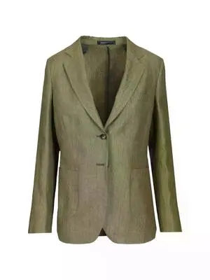 LATORRE Single-breasted Blazer - Green