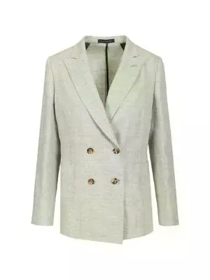 LATORRE Double-breasted Blazer - Grey