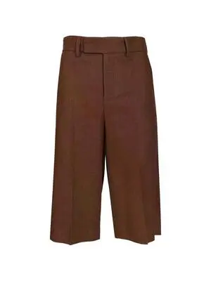 AL DUCA D’AOSTA 1902 Pressed-crease Shorts - Brown