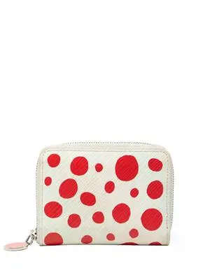 LOUIS VUITTON Yayoi Kusama Epi Zippy Purse Coin Pouch - Red