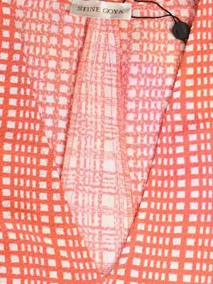 Stine Goya Leila Plaid Textured Dress