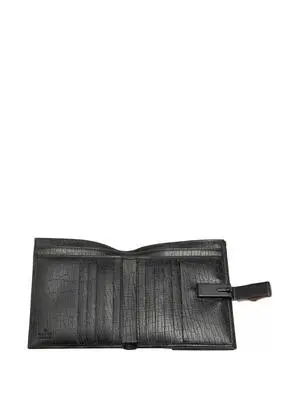Gucci 2000-2015 Gg Canvas And Leather Bamboo Compact Wallet Small Wallets