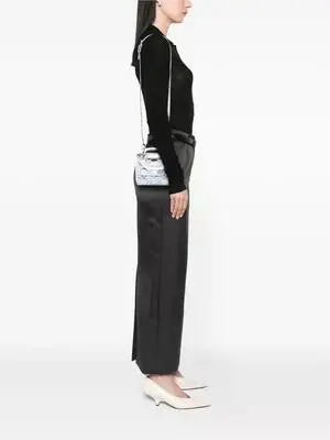 Dior Micro Lady Satchel - Silver